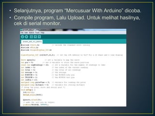 Mercusuar with arduino. | PPT