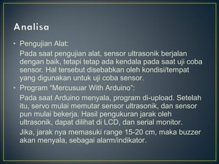 Mercusuar with arduino. | PPT