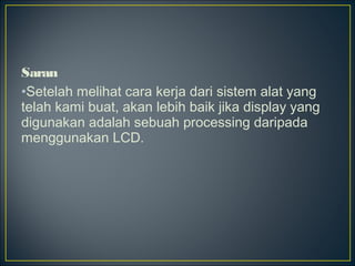 Mercusuar with arduino. | PPT