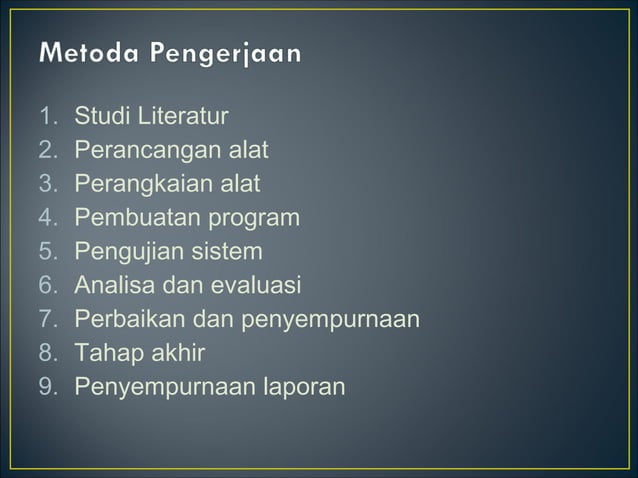Mercusuar with arduino. | PPT