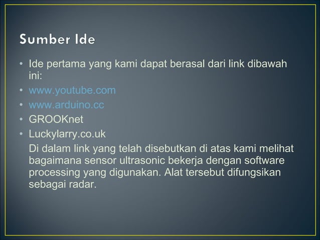 Mercusuar with arduino. | PPT