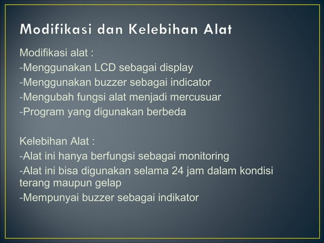 Mercusuar with arduino. | PPT
