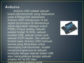 Mercusuar with arduino. | PPT
