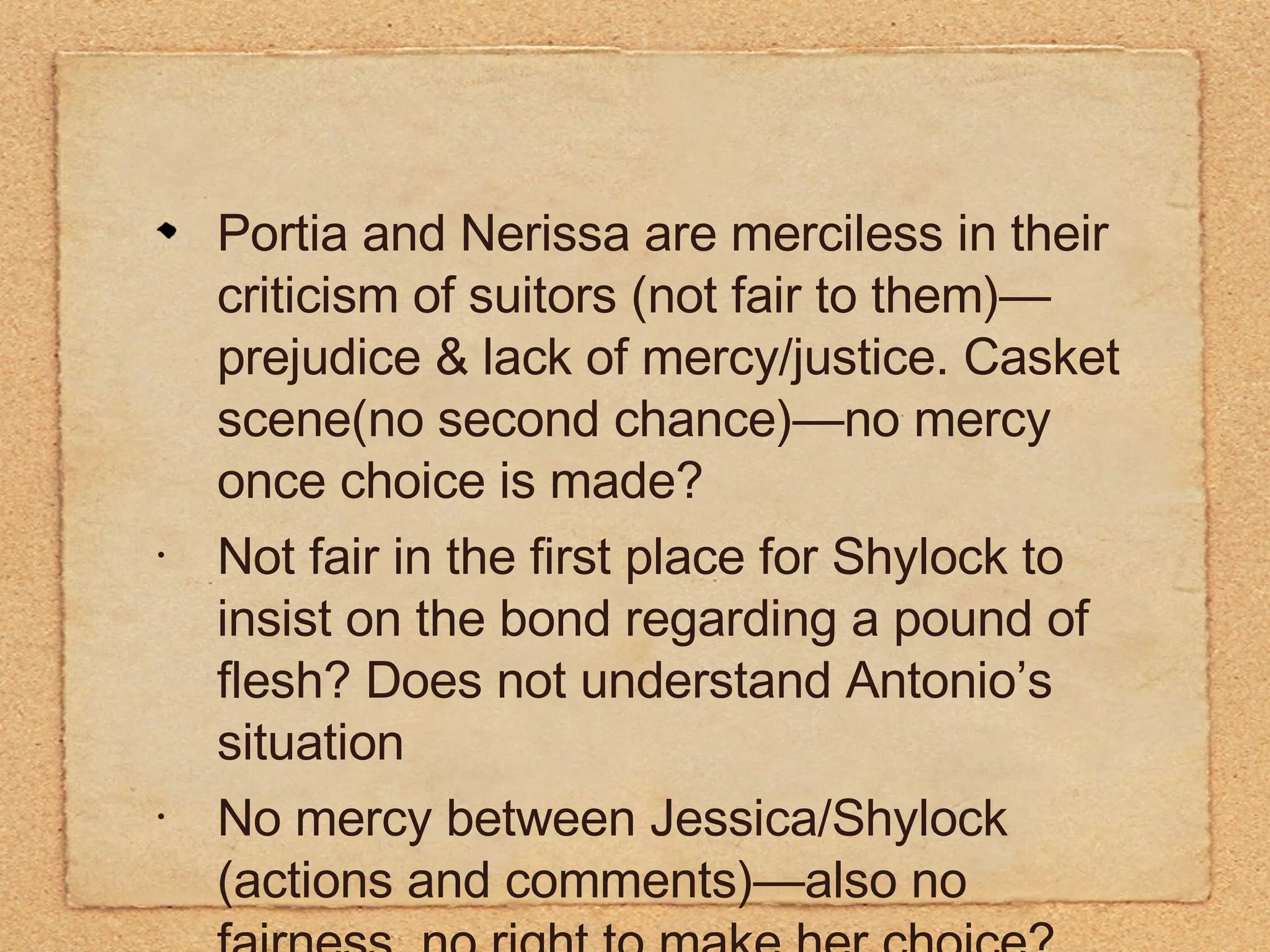 Mercy Vs Justice | PPT