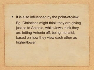 Mercy Vs Justice | PPT