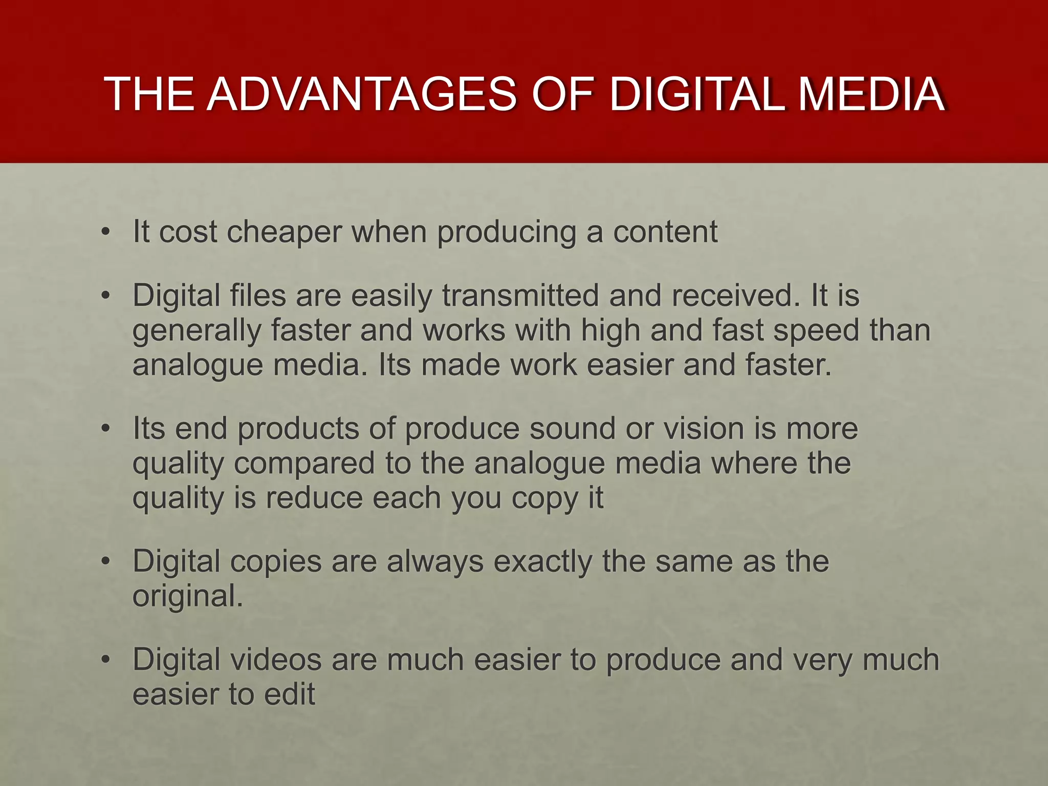 DIGITAL MEDIA PPT DIGITAL MEDIA PPT