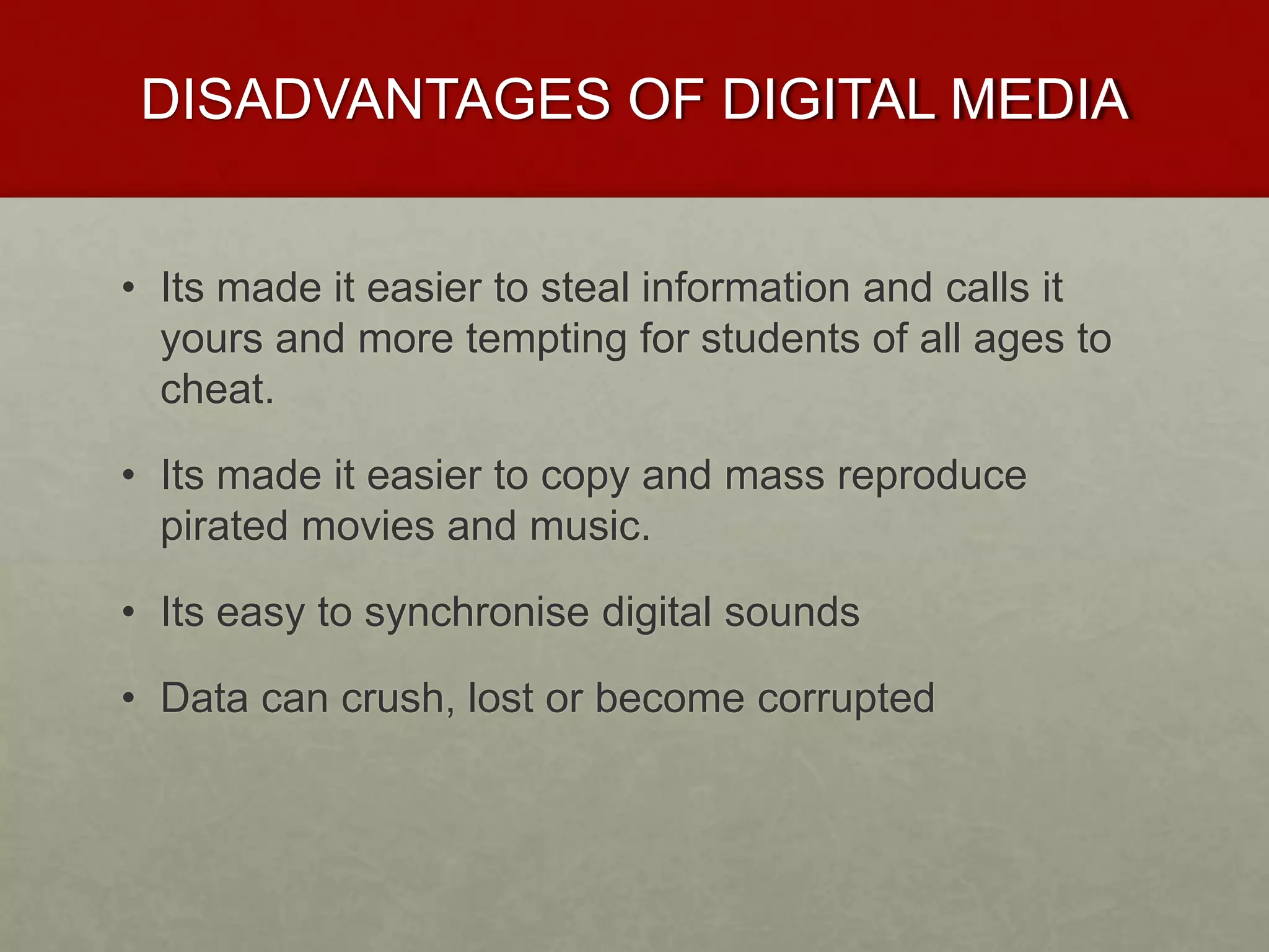 DIGITAL MEDIA PPT DIGITAL MEDIA PPT
