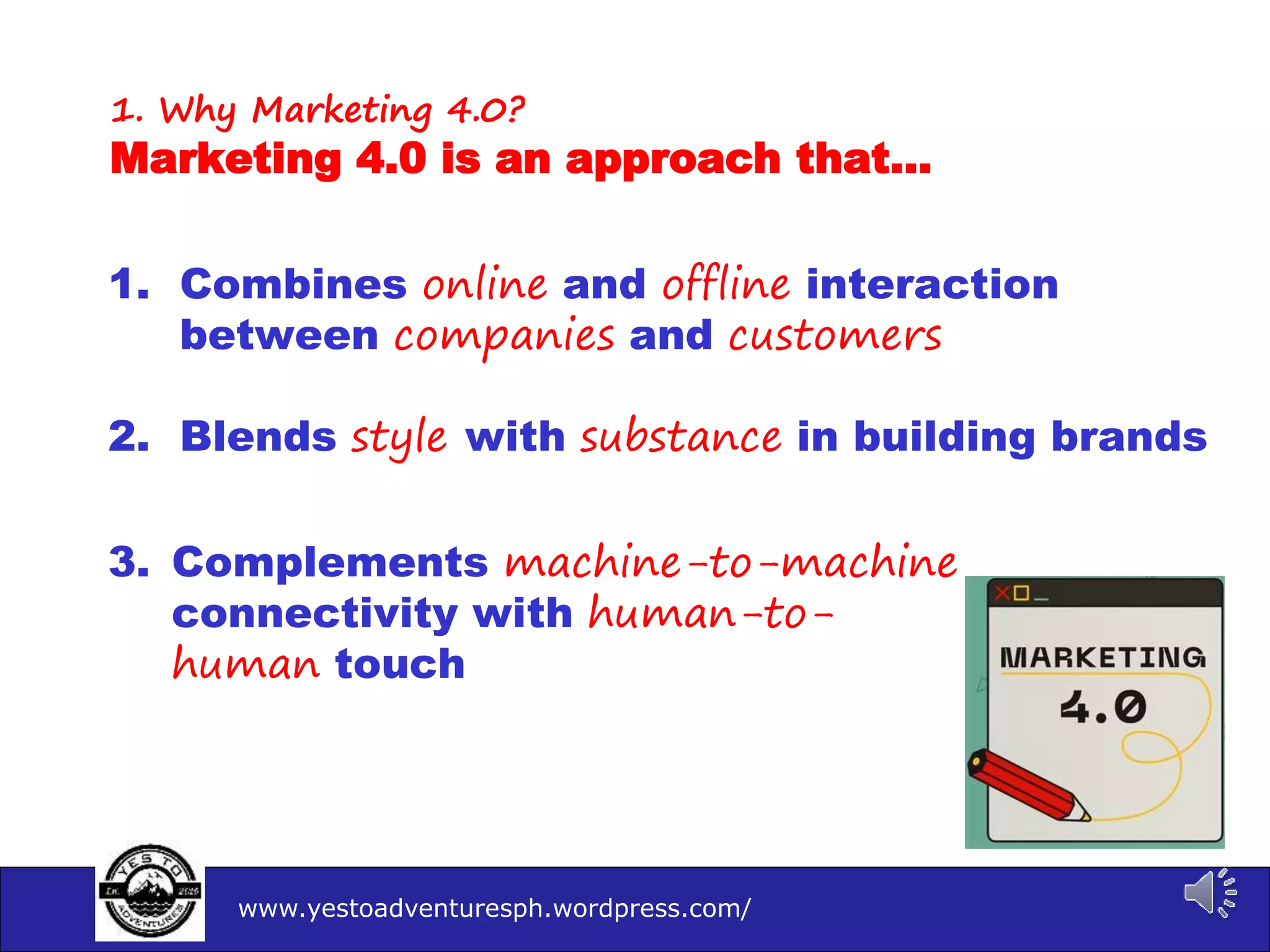 Marketing 4.0 - Moving from Traditional to Digital | PPTX