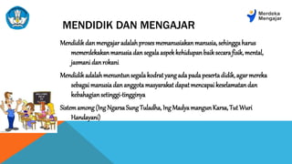 MERDEKA BELAJAR PADA KURIKULUM MERDEKA BELAJAR | PPT