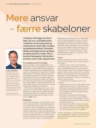 Mere ansvar færre skabeloner | PDF