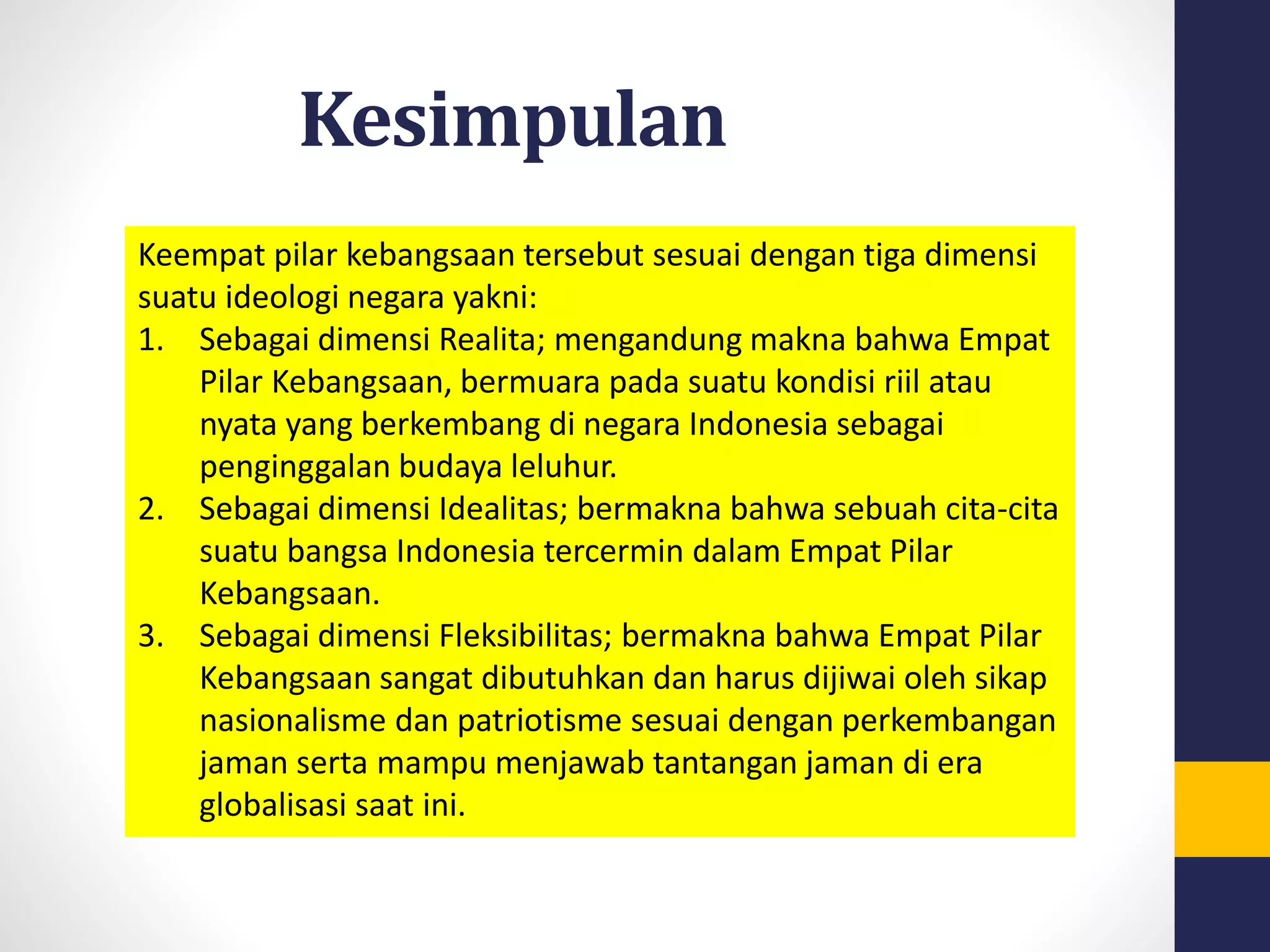 IMPLEMENTASI EMPAT PILAR KEBANGSAAN | PPTX