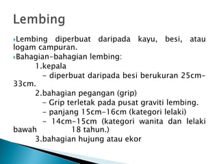Merejam lembing | PPTX