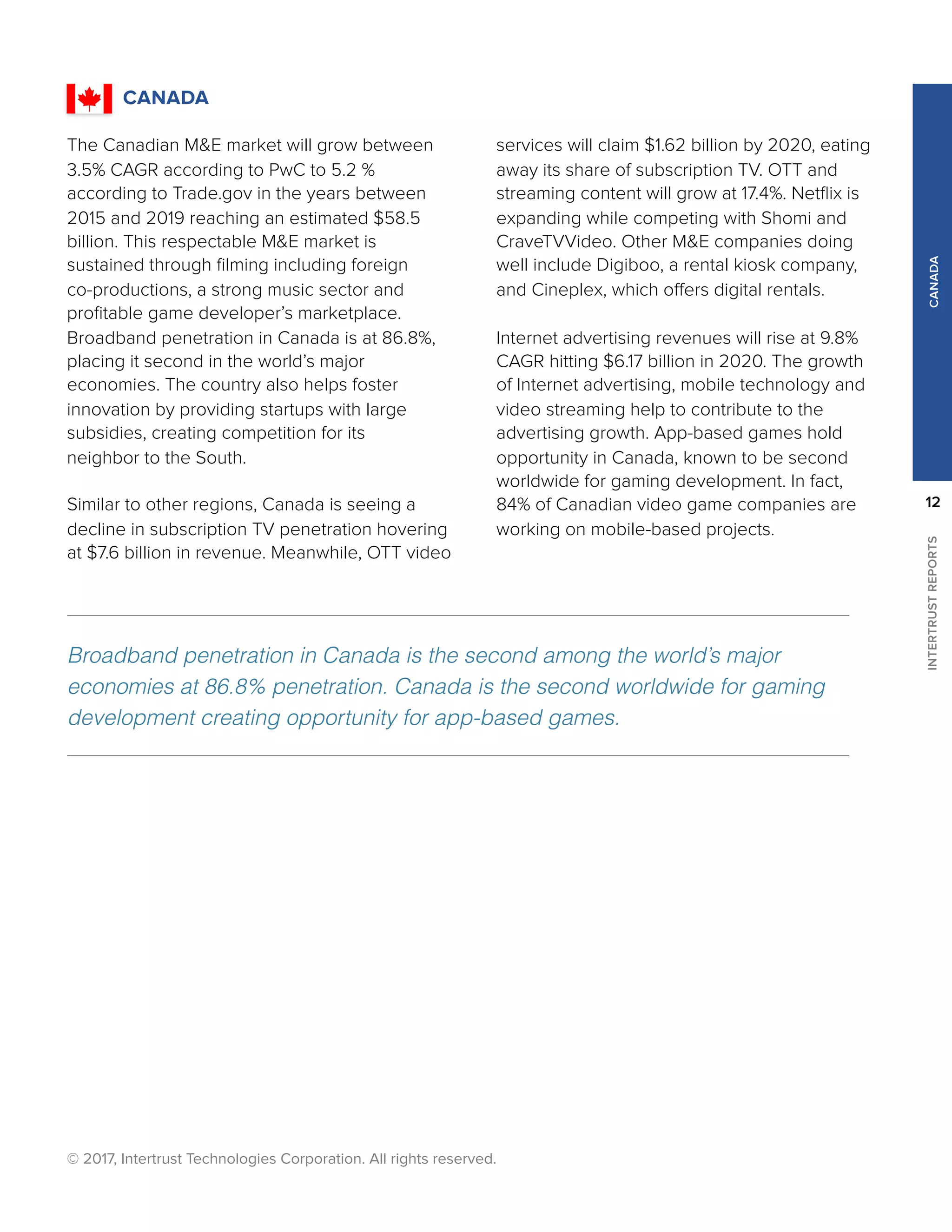 Media & Entertainment Report | PDF