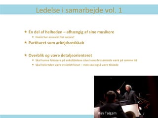 Merethe klint - At lede som en dirigent | PDF