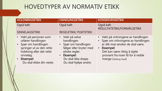 Mer etikk - etikk og dataspill | PPTX