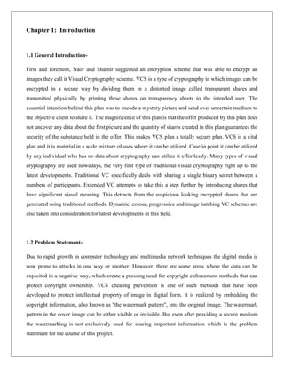 Extended Visual Cryptography Using Watermarking | PDF