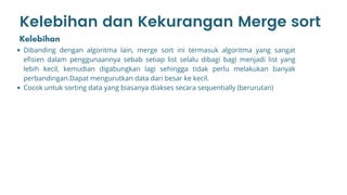 Kelompok 5_Insertion Sort dan Merge Sort | PDF