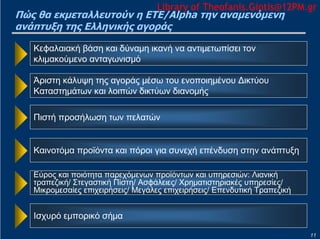 Συνχώνεση ΕΘΝΙΚΗΣ ΤΡΑΠΕΖΑΣ με ALPHA BANK | PPT