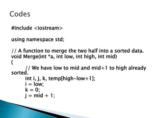 Merge radix-sort-algorithm | PPT