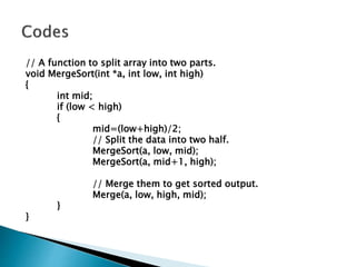 Merge radix-sort-algorithm | PPT