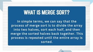 MYSQL DATABASE MYSQL DATABASE merge-sort-grp4.pptx