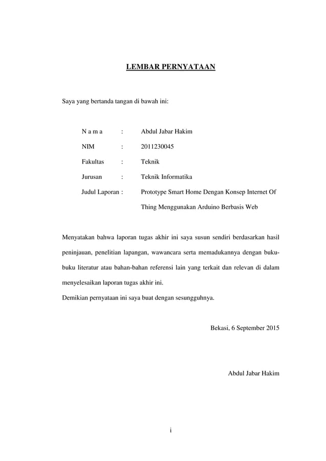 PROTOTYPE SMART HOME DENGAN KONSEP INTERNET OF THING (IOT) MENGGUNAKAN ...