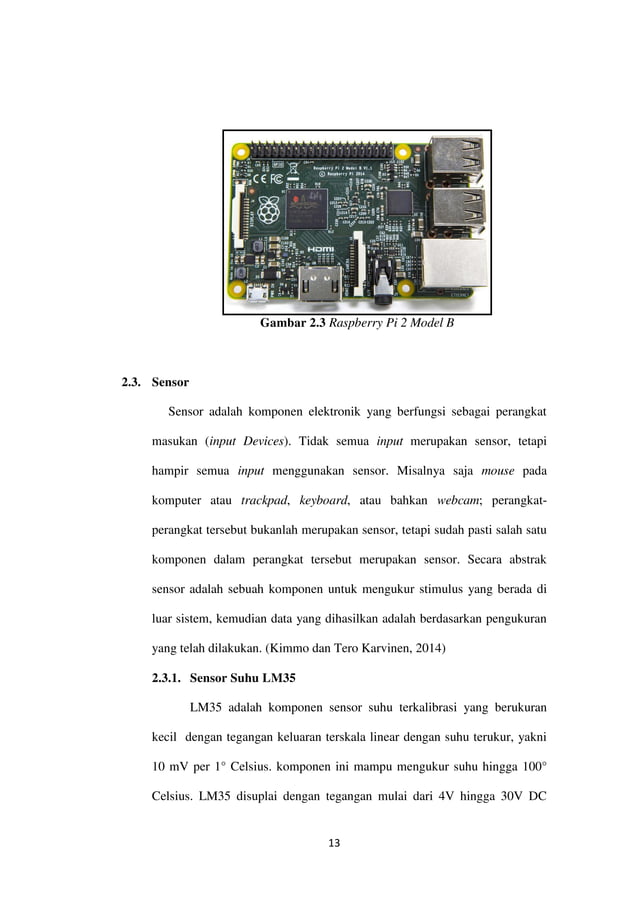 PERANCANGAN SISTEM MONITORING SUHU MENGGUNAKAN RASPBERRY PI BERBASIS ...