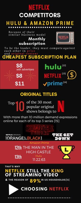 Netflix Infographic and Report (NETS2003/NETS5006) | PDF