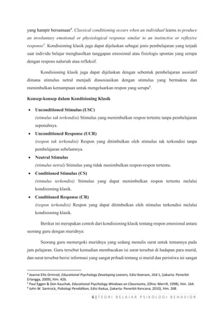 behavioral views of learning | PDF