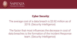 Sapienza, MSc Thesis in Engineering in Computer Science, final presentation | PPT