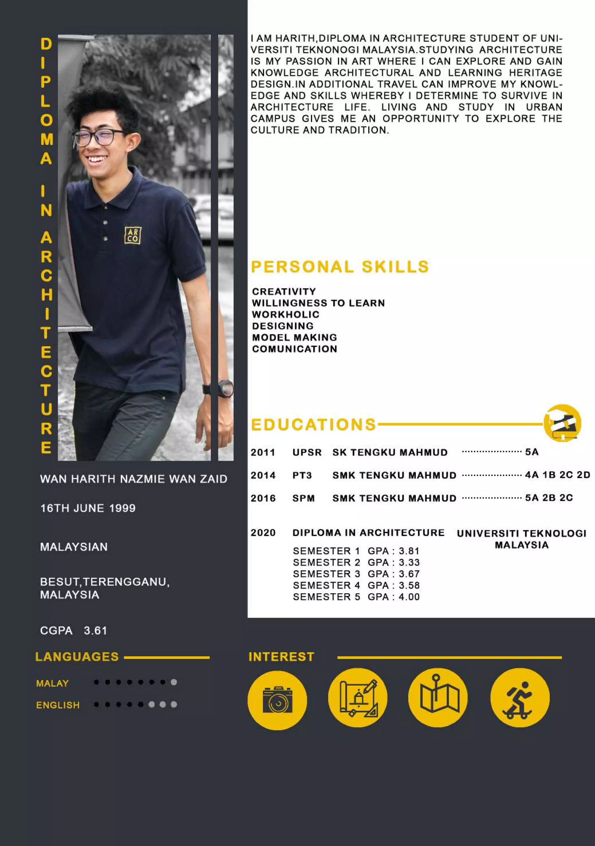 Architecture Portfolio Wan Harith | PDF