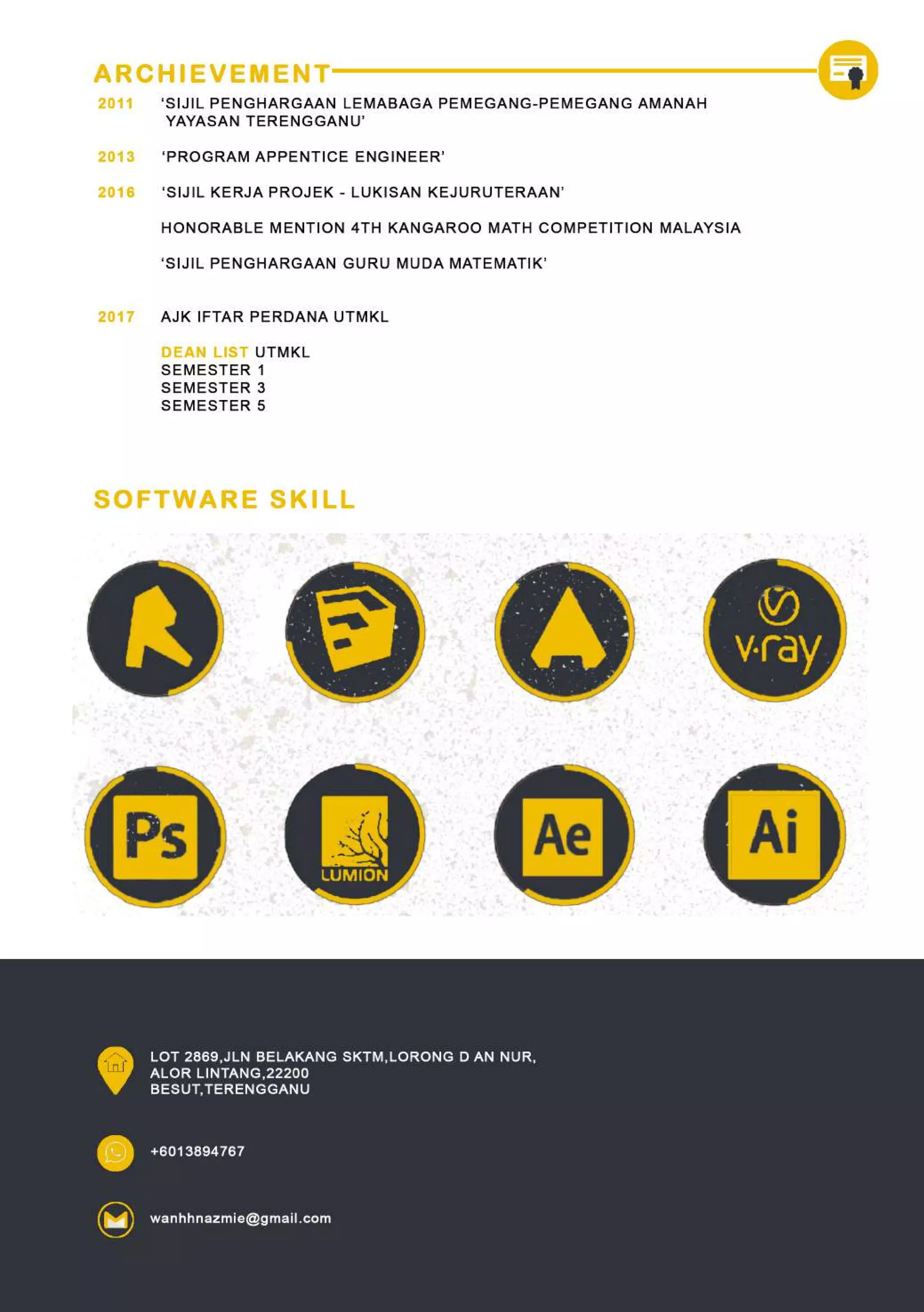 Architecture Portfolio Wan Harith | PDF