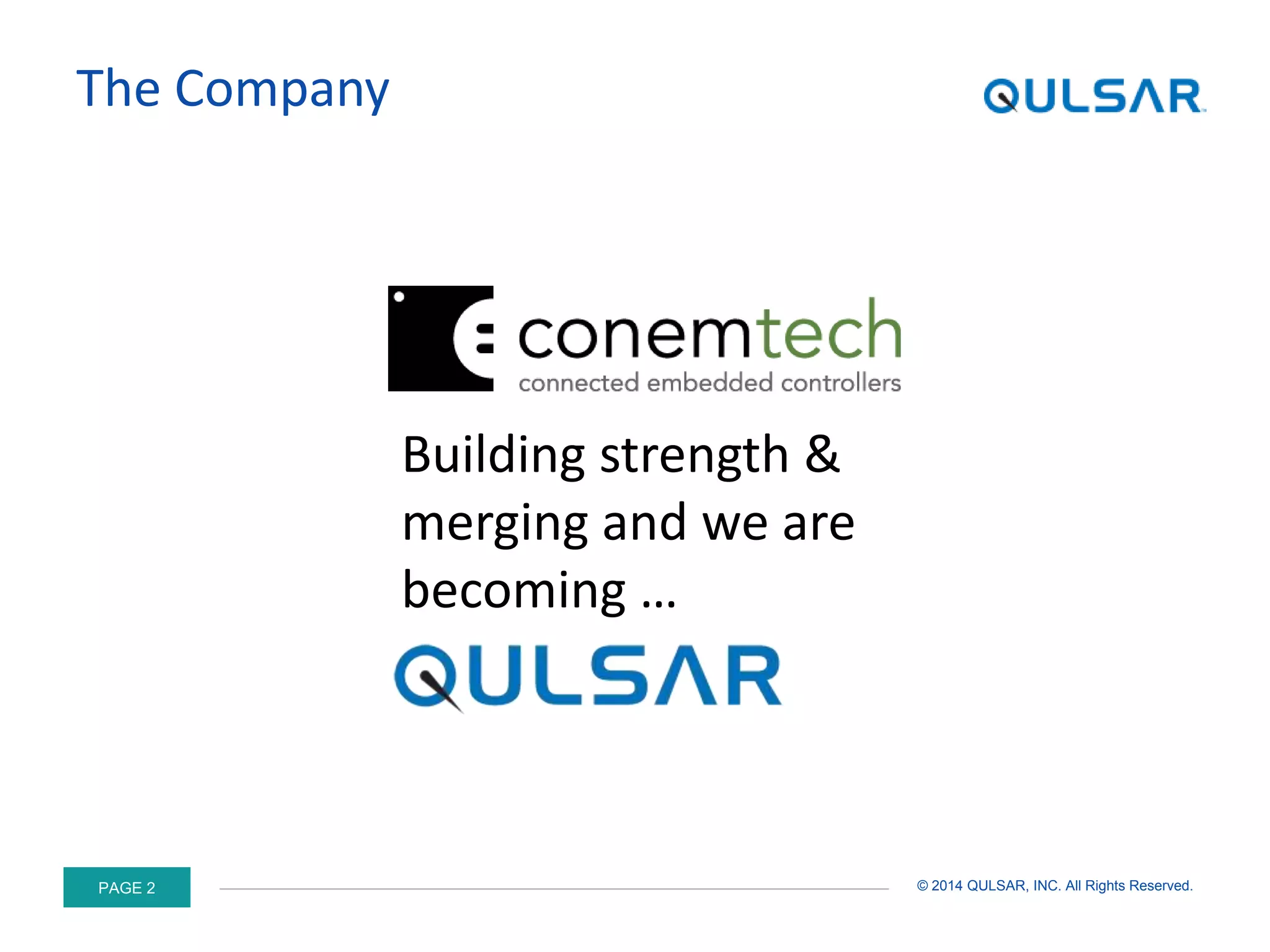 The New Qulsar : a precision timing & monitoring company | PPT