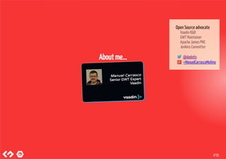 Speed up your GWT coding with gQuery | PPT