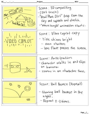 Animatic Storyboard Reel | PDF