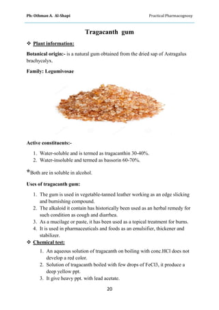 Practical Pharmacognosy | PDF