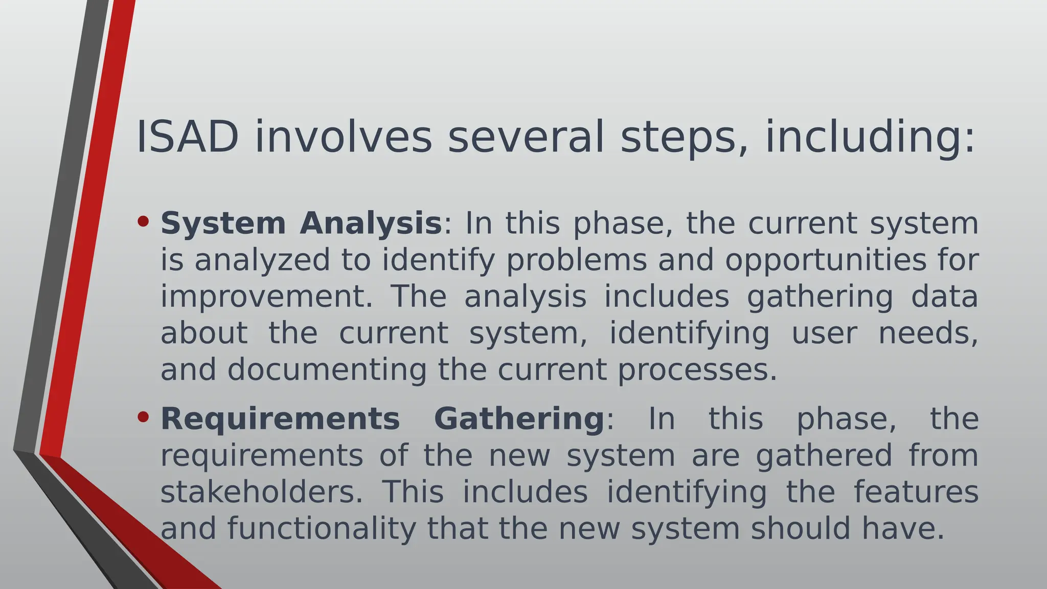 ISAD description and sdlc and its phases | PDF