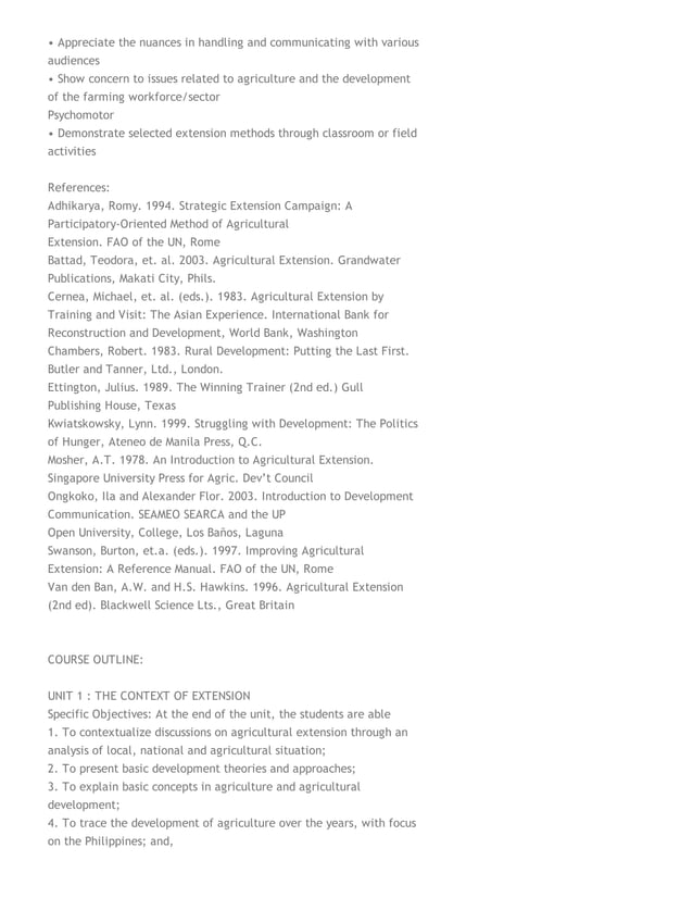 Agricultural Extension and Communication | PDF | Agriculture | Industries