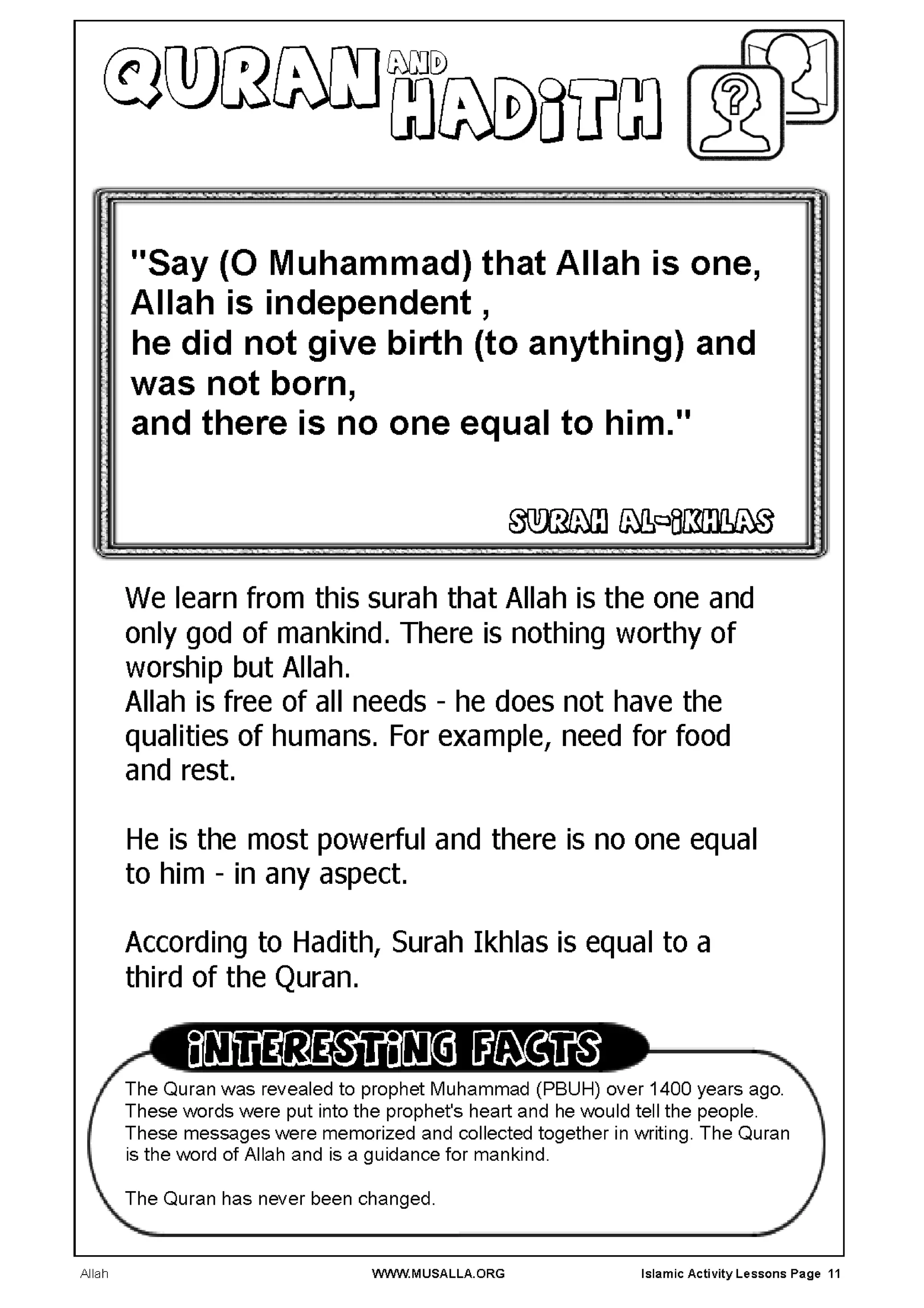 Islamic Activity Book for Kids (Full Vol.1 & 2 Combined pdf) | PDF