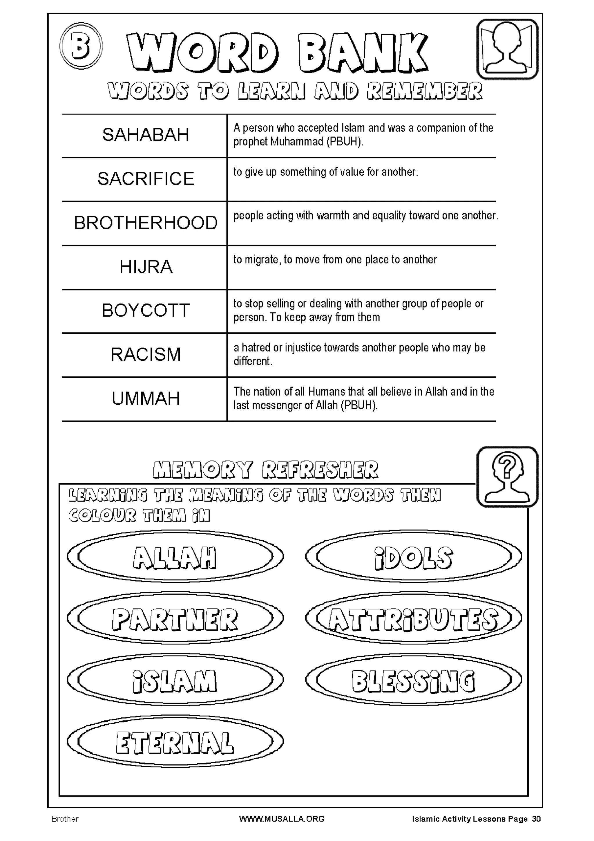 Islamic Activity Book for Kids (Full Vol.1 & 2 Combined pdf) | PDF