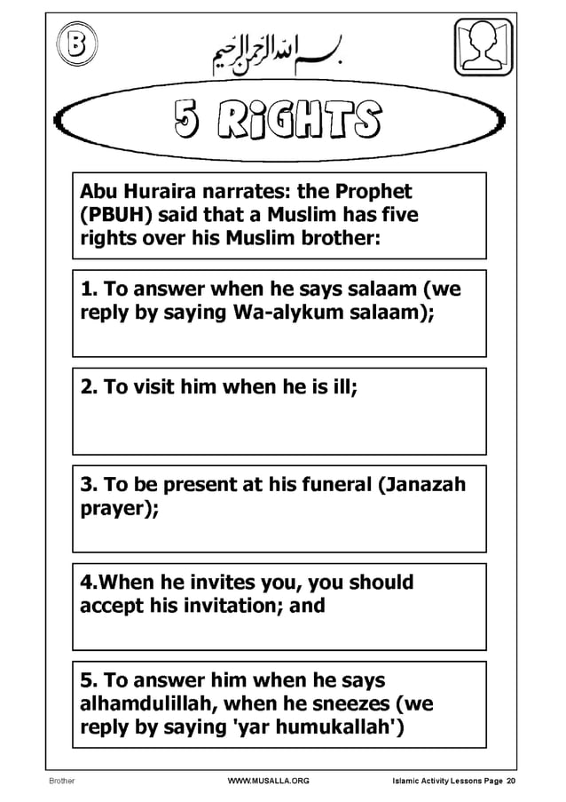 Islamic Activity Book for Kids (Full Vol.1 & 2 Combined pdf) | PDF