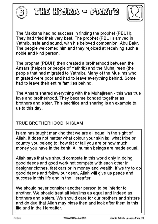 Islamic Activity Book for Kids (Full Vol.1 & 2 Combined pdf) | PDF