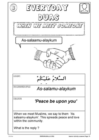 Islamic Activity Book for Kids (Full Vol.1 & 2 Combined pdf) | PDF