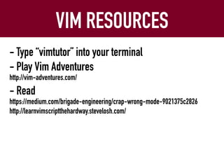 What is Vim? | PDF