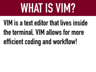 What is Vim? | PDF