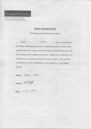 Signed Consent Forms | PDF