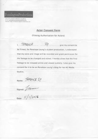 Signed Consent Forms | PDF