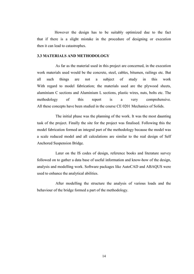 Modelling Analysis and Design of Self Anchored Suspension Bridge | PDF