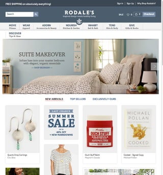 Rodale's Commerce Site | PDF