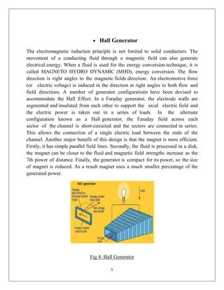 Seminar Report on MHD (Magneto Hydro Dynamics) | PDF